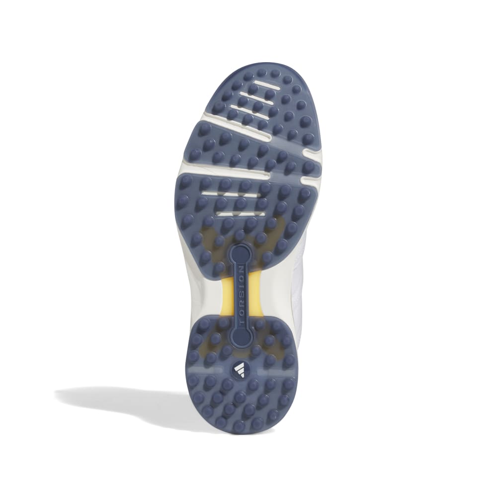 adidas MC Z Traxion Golf Shoes - White/Blue - Andrew Morris Golf
