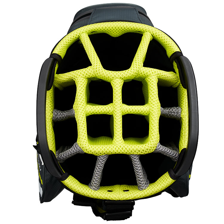 Callaway Chev 14 Dry Golf Cart Bag - Charcoal/Fluorescent Yellow ...