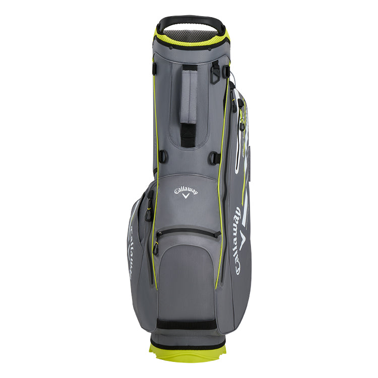 Callaway Chev Dry Golf Stand Bag - Charcoal/Fluorescent Yellow - Andrew ...