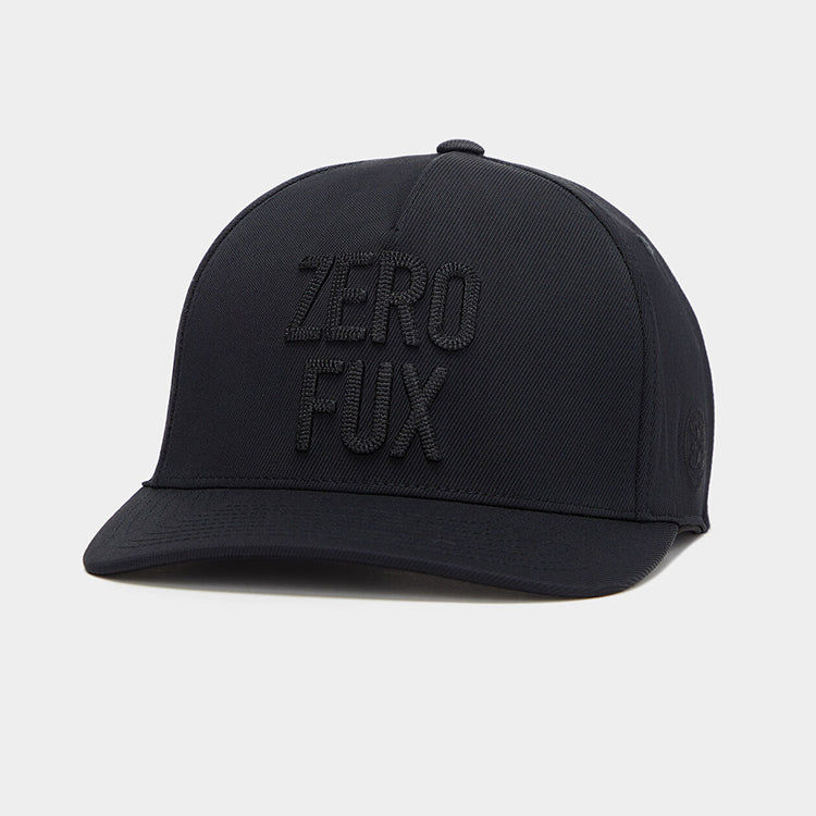 G/FORE Zero Fux Stretch Twill Snapback Golf Cap - Onyx - Andrew Morris Golf