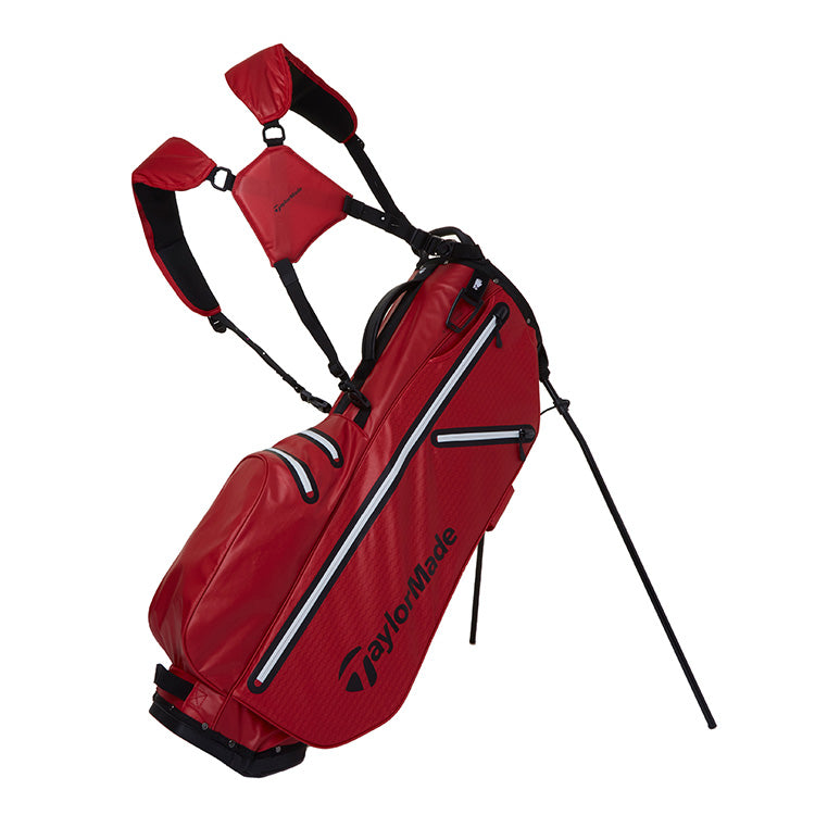Taylormade Flextech Waterproof Golf Stand Bag - Red - Andrew Morris Golf