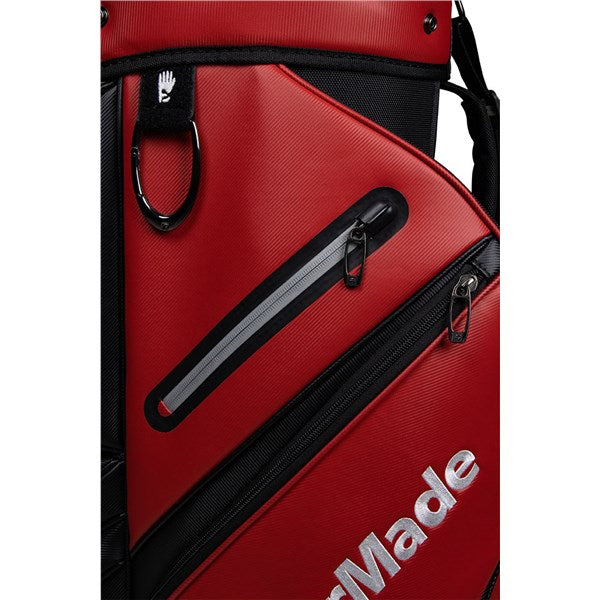 Taylormade Deluxe Golf Cart Bag - Red/Black - Andrew Morris Golf